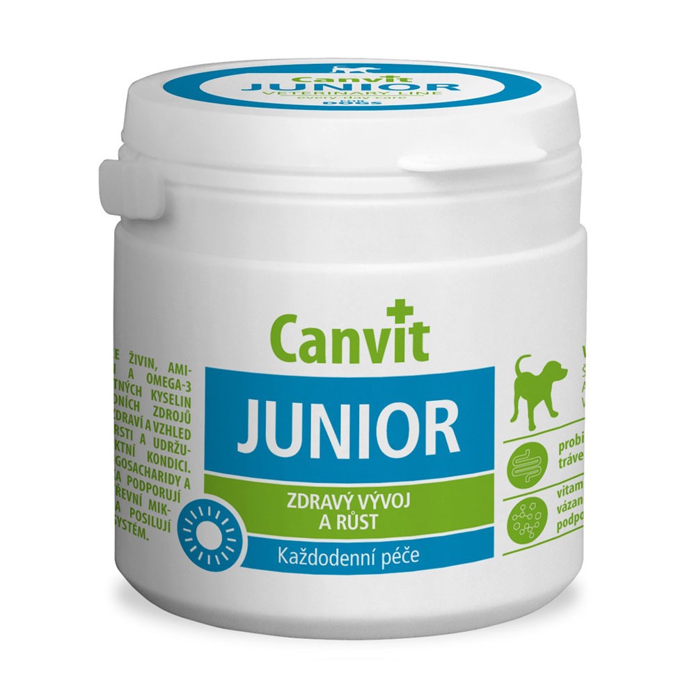 Canvit Junior supliment alimentar pentru caini in crestere | CatelulGras.ro